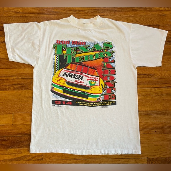 Nascar | Shirts | 9s 996 Iron Man Texas Terry Labonte Vintage Tshirt ...
